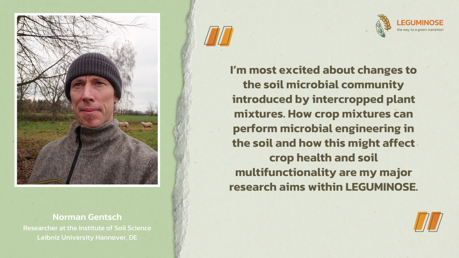 The LEGUMINOSE project